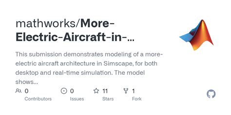 Issues · Mathworks More Electric Aircraft In Simscape · Github