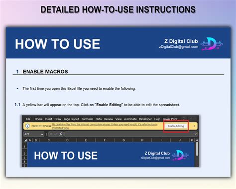 Excel Invoice Template Automated Invoice Spreadsheet Editable Invoice