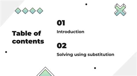 How To Solve A System Of Equations Using Substitution
