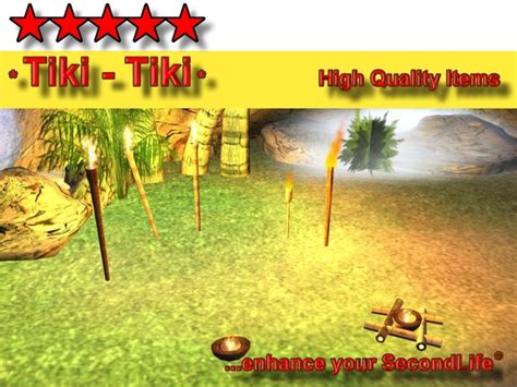Second Life Marketplace Tiki Tiki Torch Package Copy