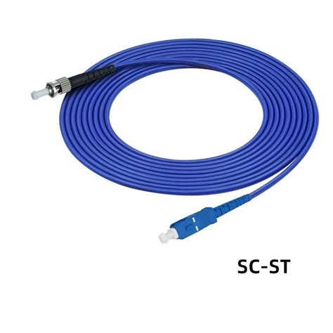 40m~120m 2 Cores Lc Lcfcscst Single Mode Armored Duplex Fiber Optic