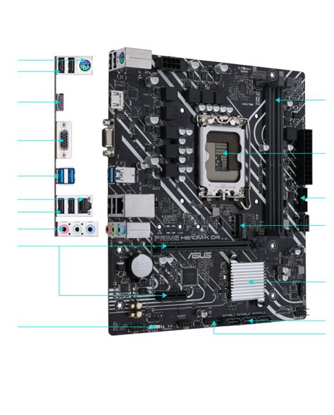 Prime H610m K D4 Csm 主板 Asus 华硕
