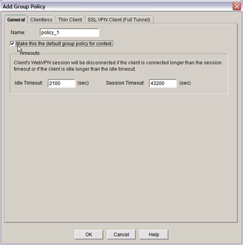 Configure Clientless SSL VPN WebVPN On Cisco IOS With SDM Cisco