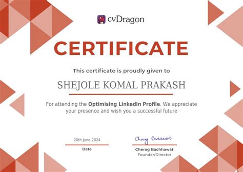 Komal Shejole On Linkedin Cvdragon Professionaldevelopment Careergrowth Gratitude