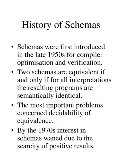 Ppt Program Schemas In Dependence Analysis Powerpoint Presentation Free Download Id1722597
