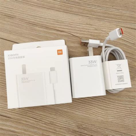 Xiaomi 33w Charger Set With 3a Usb Type C Cable Turbo Charging Daraz
