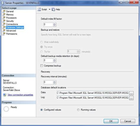 Sql Server Default Backup Directory Voice Of The Dba