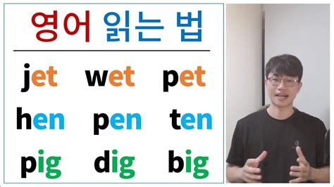 영어 읽는 방법 가장 쉬운 3글자 영어 단어 읽기 Youtube