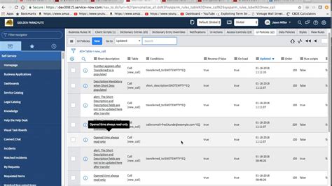 Servicenow How To Create Ui Policies In Kingston Youtube
