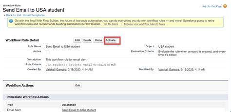 How To Send Email Alerts Using Workflow Rule In Salesforce Salesforce Faqs