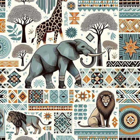 Premium Photo African Pattern