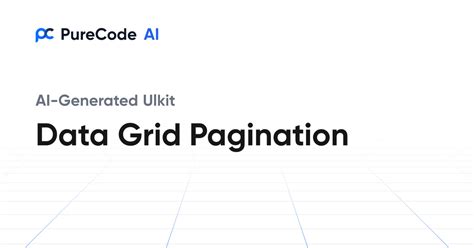 Build Smarter Ulkit Data Grid Pagination With Ai