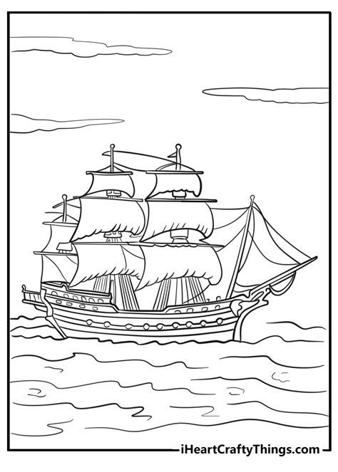 40 Pirate Ship Coloring Pages 100 Free To Print