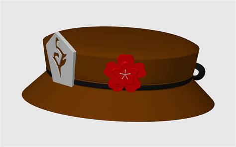 Genshin Hu Tao Boo Tao Hat By Grzegorz Download Free Stl Model