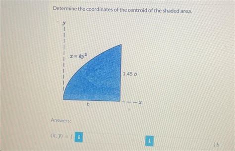 Solved Determine The Coordinates Of The Centroid Of The Chegg