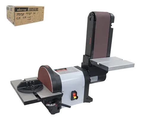 Lijadora De Mesa Banda 4 X 36 Y Disco 8 23hp 500w 110 Envío Gratis