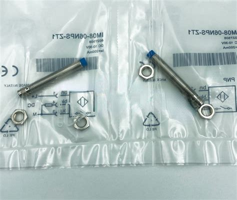 Inductive Proximity Switch Im08 06nps Zt1 Dc Three Wire Pnp Normally Open Plug In Sensor