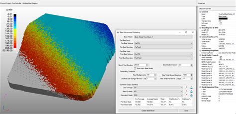Grade Control With 3d Blast Movement Modeling