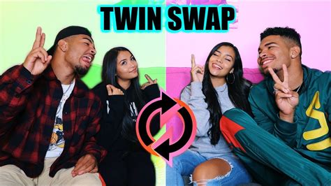 Swapping Twins For A Day Feat Belltwins Montoyatwinz Youtube