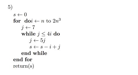 Solved For Questions 1 To 5 Give The Asymptotic Running