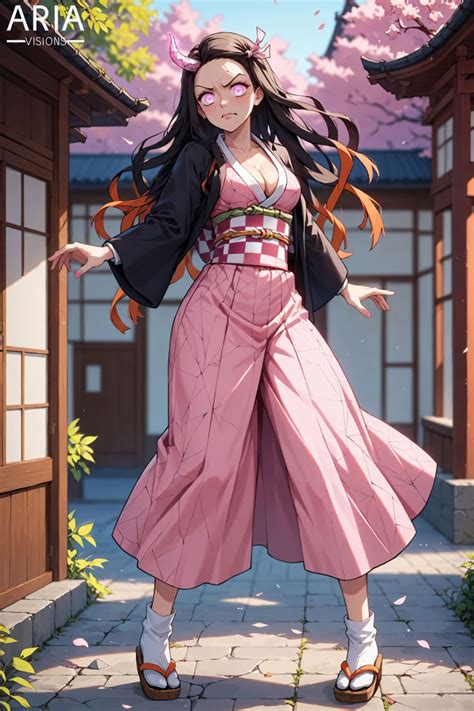 Nezuko Kamado Adult Demon Slayer Preview Aria Visions Demon Slayer Anime Slayer
