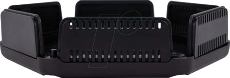 CBHEX1 06 BK Hex Box IoT Enclosure With 6 Vented Panels Black At