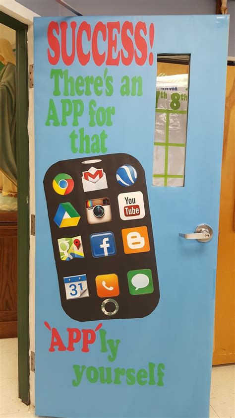 Computer Lab Door Decorations