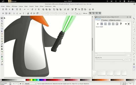 Inkscape Timelapse Jedi Tux For Giroll Collective Wacom Tablet Wacom Tux