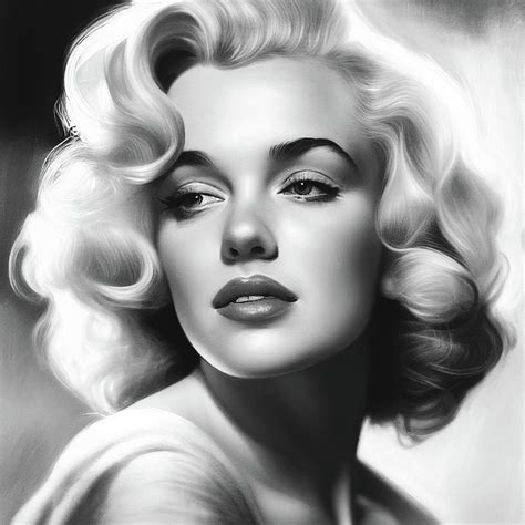 Marilyn Monroe Bw Photograph By Athena Mckinzie Fine Art America