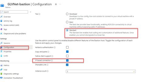 Azure Bastion Ip Tabanlı Bağlantı