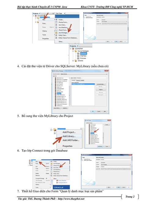 Solution Lab05 Interact With Jdbc Database In Java Vietnamese Ver