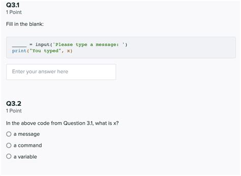 Solved Q1 Looping Through Strings 1 Point Consider The