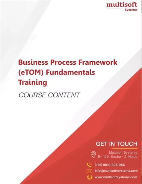 Ppt Business Process Framework Etom Fundamentals Training