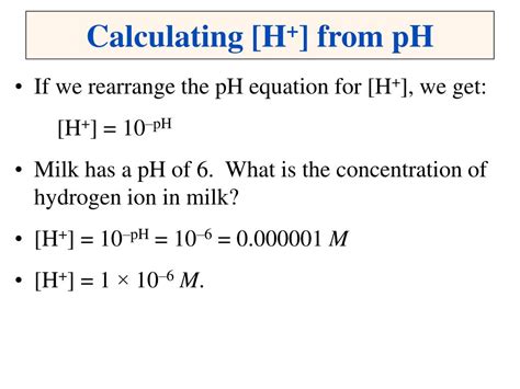 9 Calculate H From Ph