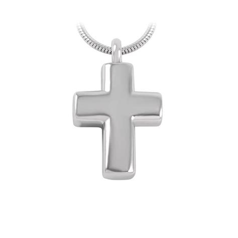 Small Cross Stainless Steel Pendant