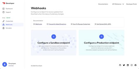 New Feature Webhooks In The Drive Api Doordash Developer Services