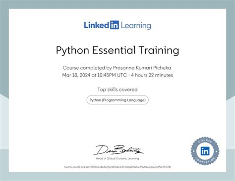 prasanna kumari pichuka on linkedin python learning programming