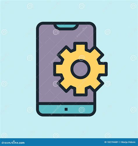 Mobile Optimization Monochrome Simple Sign From App Development