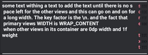 Tablelayout Textviewtext With 0f Width And 1 Weight Is Cut When Pressed By Other Views · Github