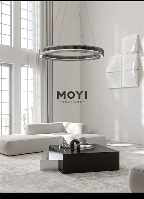 意式极简 客厅吊灯现代简约北欧设计感玻璃餐厅卧室酒店大厅主灯 天猫 花瓣网