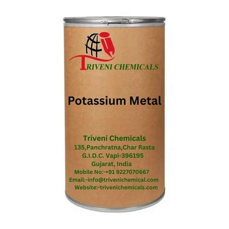Potassium Metal Potassium At ₹ 16000kg New Items In Vapi Id 2856299304055