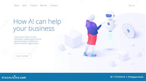 Artificial Intelligence Or Neural Network Concept In Isometric Vector Illustration Neuronet Or