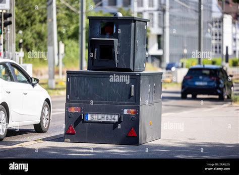 Partly Stationary Radar System Speed Measurement Stuttgart Baden
