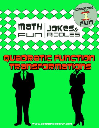 Quadratic Function Transformations Teaching Resources