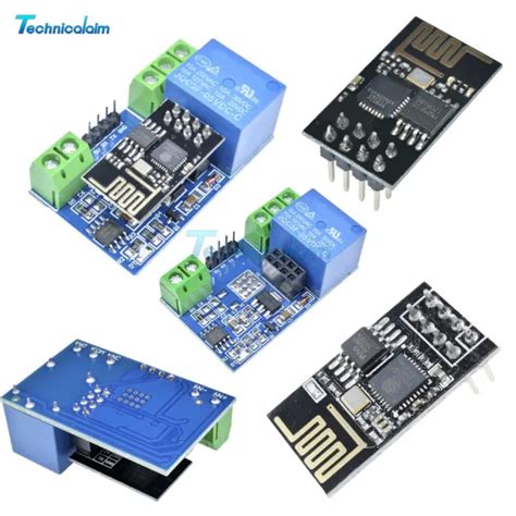 ESP 01 ESP 01S ESP8266 5V modulo relè WIFI interruttore telecomando smart home NUOVO EUR 2 48