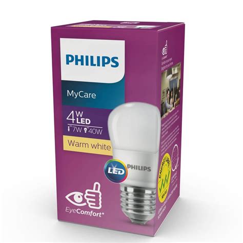 Philips Led Mini Bulb 4w E27 Daylight Warm White New Shopee Malaysia