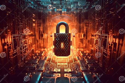 Cyber Security Critical Importance Of Cyber Security In The Digital Age Stock Illustration