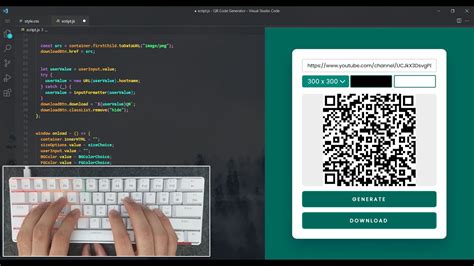 Asmr Programming Qr Code Generator With Javascript No Talking Youtube