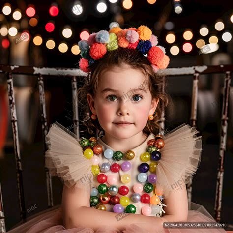 Ai创作图外国小女孩 带毛绒球发饰的小女孩 俏皮糖果女孩 拿糖果的小孩 泡泡公主裙 西方小孩儿童 棒棒糖小女孩 公主裙上的珍珠 古灵精怪的小女孩 儿童娃娃小儿小孩 儿童图片广告 儿童艺术照 在