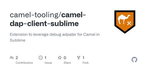github camel tooling camel dap client sublime extension to leverage debug adpater for camel